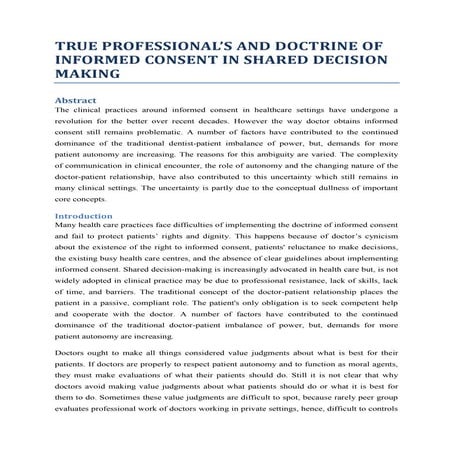 Informed consent and vulnerable populations | PPTX