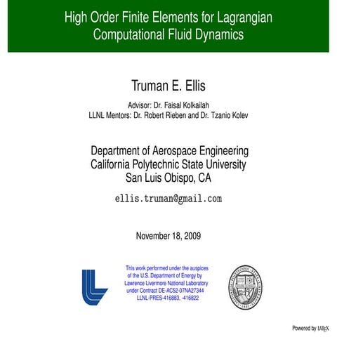 Aerospace Engineering Seminar Series | PDF