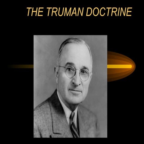 Truman Doctrine and Marshall Plan | PPT