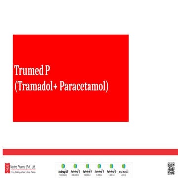 Trumed P.Synergistic Power for Moderate to Severe Pain | PPTX