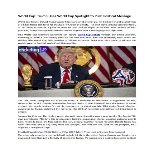 Trump Is Turning the World Cup into a Political Stunt.docx