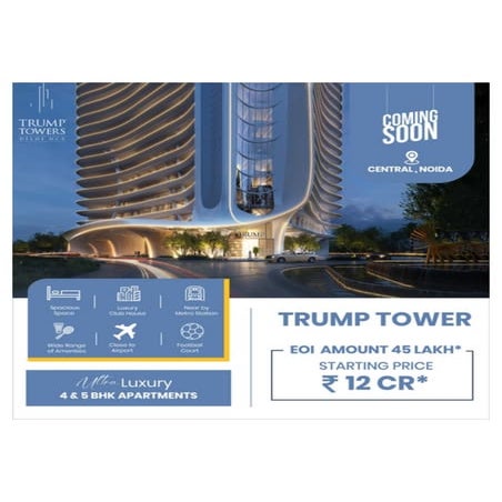 Trump Tower Central Noida Redefining Luxury Living in Central Noida.pdf
