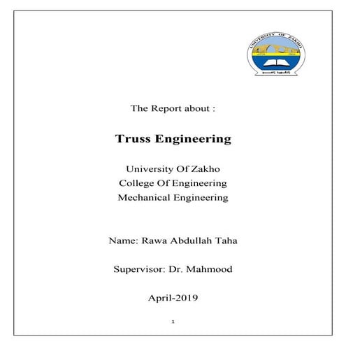 Truss Engineering | PDF