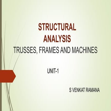 Trusses, frames & machines | PPTX