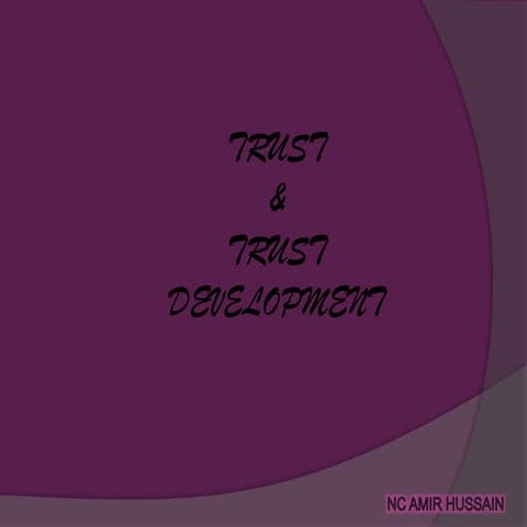Trust Building | PPT