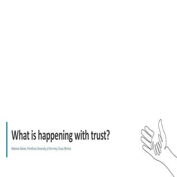 What is happening with Trust? | PPT