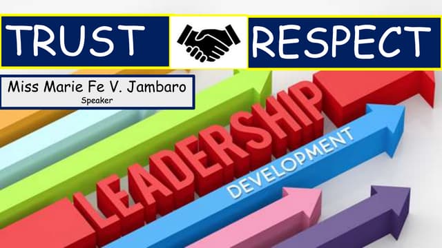 Building Trust as a Leader | PPTX
