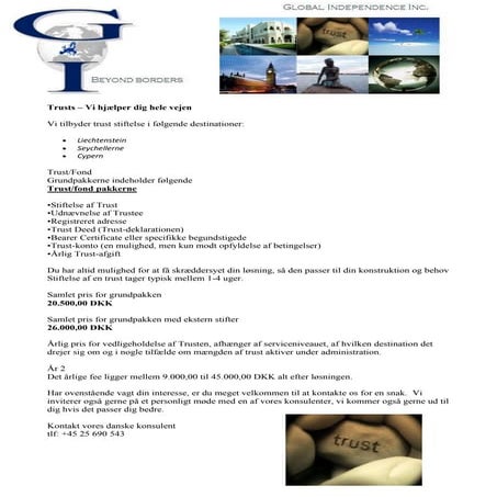 Stift din Trust Fond i dag | PDF