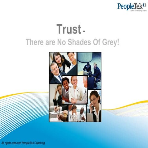 Trust - There Are No Shades of Grey | PPT