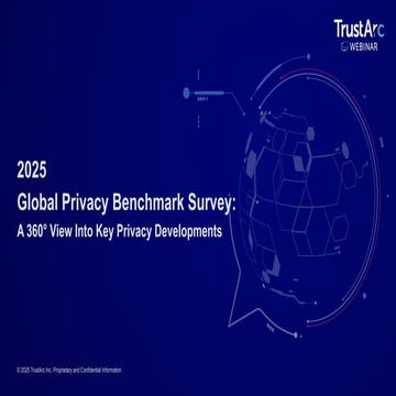 TrustArc Webinar - 2025 Global Privacy Benchmarks Survey: Trends and ...
