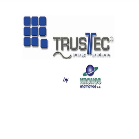 TRUSTEC Φωτοβολταϊκά Συστήματα - TRUSTEC Photovoltaic Systems | PPT