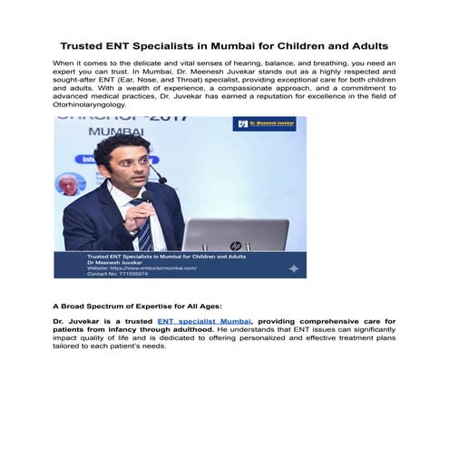 Trusted ENT Specialists in Mumbai for Children and Adults.pdf