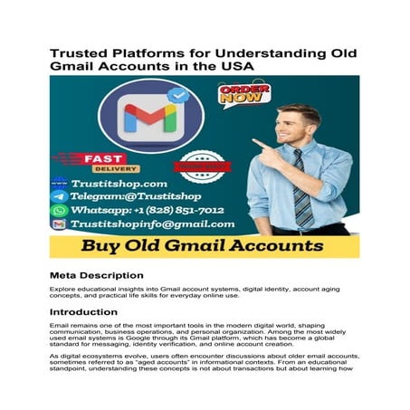 9 Trusted Platforms for Aged Gmail Accounts Purchase.pdf