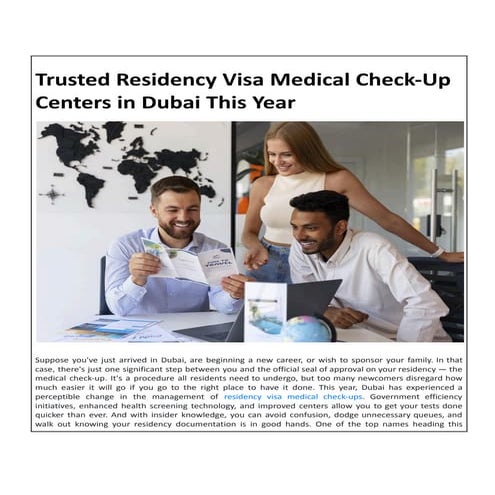 Trusted Residency Visa Medical Check-Up Centers in Dubai This Year .pdf