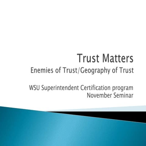 Trust matters sc | PPTX