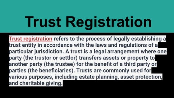 trust registration .pptx