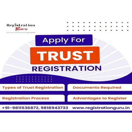 trust registration in india with registrationguru | PDF