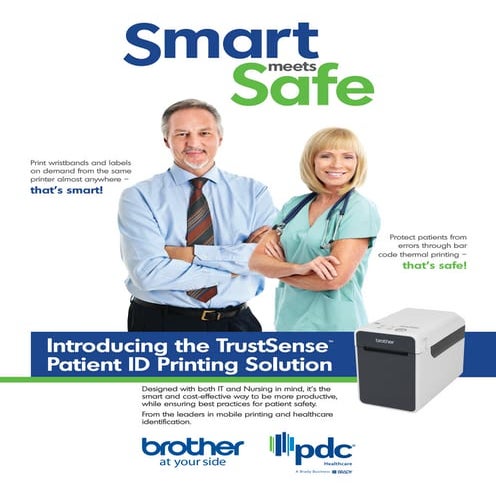 TrustSense™ Patient ID Printing Solution Brochure | PDF