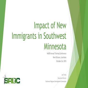Jay Trusty, Southwest Regional Development Commission, Slayton, MN | PPT