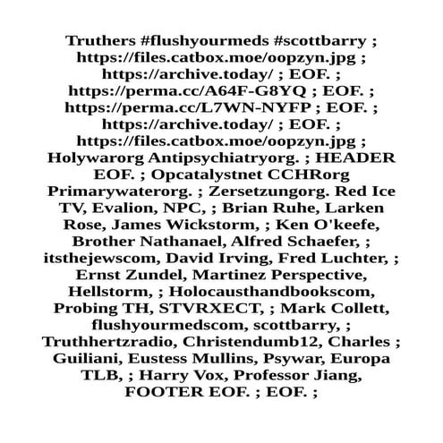 Truthers #flushyouremds #scottbarry Scott Barry ; | PDF