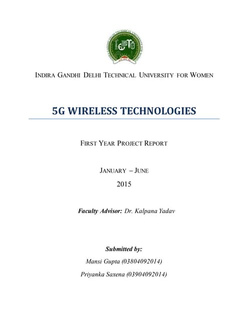 The Advantages of 5G Network Communication | PDF