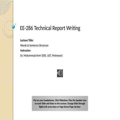 technical report writing for research and thesis | PPTX