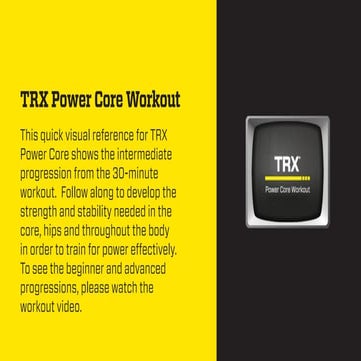 Trx Power Core Workout | PDF