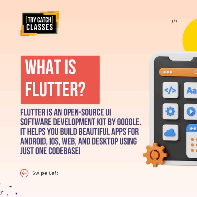 Flutter App Development Training – Master Cross-Platform Development with TryCatch Classes | PDF