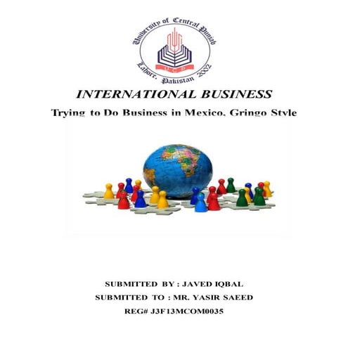 Trying to do business in mexico, gringo style | PDF