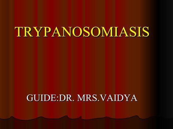Trypanosoma | PPT