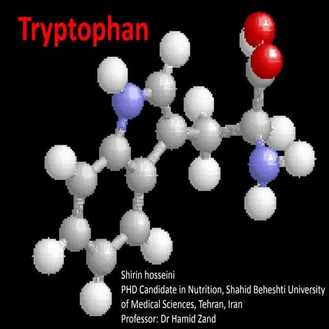 Tryptophan1 | PPT