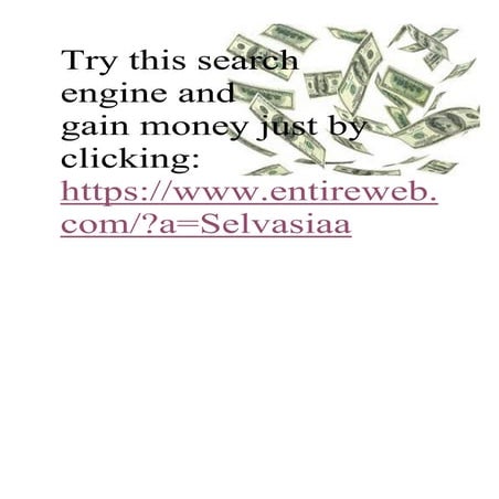Try this searching engine and earn money by just clicking. | PDF