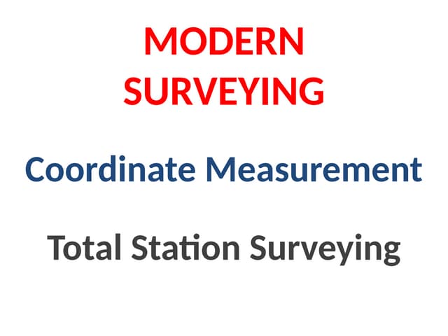 Total Station for Surveying - Components, Principals, Applications and ...
