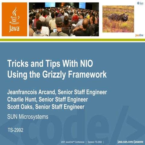 Tricks And Tips With Nio Using The Grizzly Framework Ppt 3375