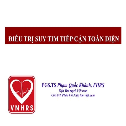 Điều trị Suy tim tiếp cận toàn diện | PDF
