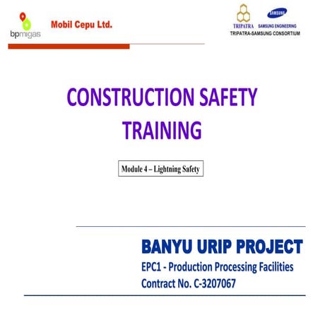 TS-TM-5 Lightning Safety.pptx modul training | PPTX