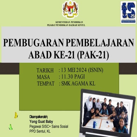 TS25 PAK-21 PEMBUGARAN PEMBELAJARAN 2024 | PPT