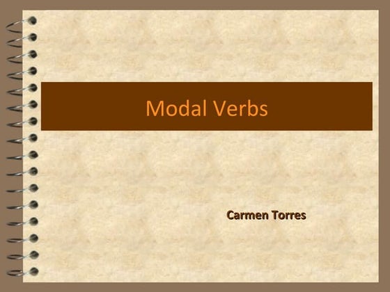 English: Modals | PPT