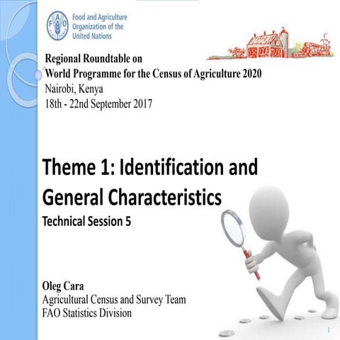 Census Theme 1 – Identification and general characteristics | PPT
