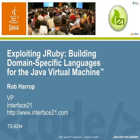 Exploiting Jruby Building Domain Specific Languages For The Java