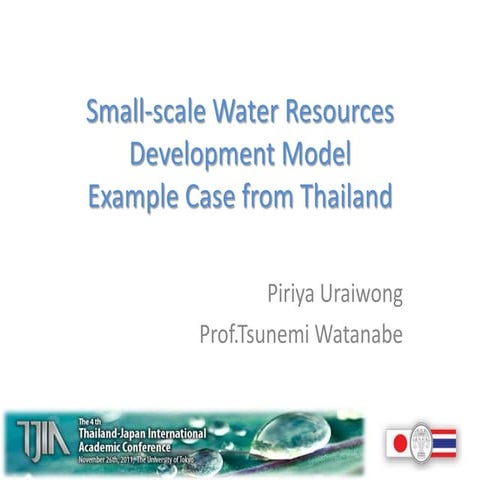 small-scale water resources project development | PPTX | Business ...