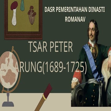TSAR PETER AGUNG semester 1 sejarah(4 tema) | PPT