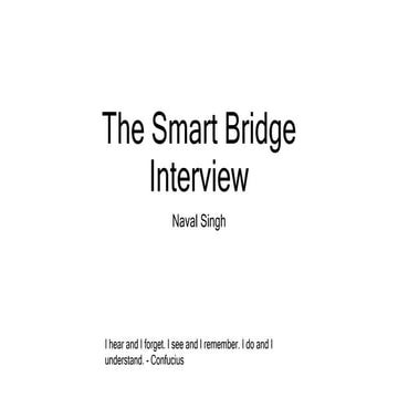 The Smart Bridge Interview now Veranda Learning | PPTX