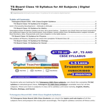 TS Board Class 10 Syllabus for All Subjects Digital Teacher.pdf