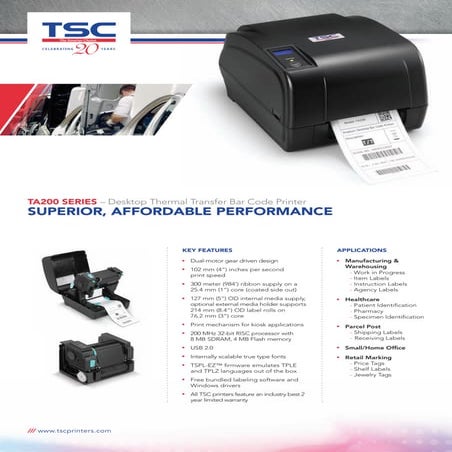 Tsc ta200 | PDF