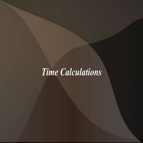 TSD Rallying : Time Fundamentals | PPT | Free Download