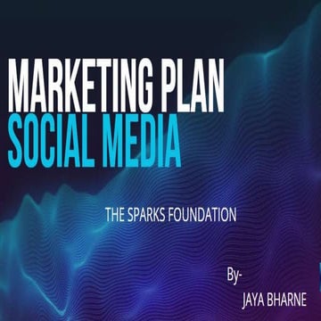 Tsf Task 1 Digital Marketing Social Media Pptx