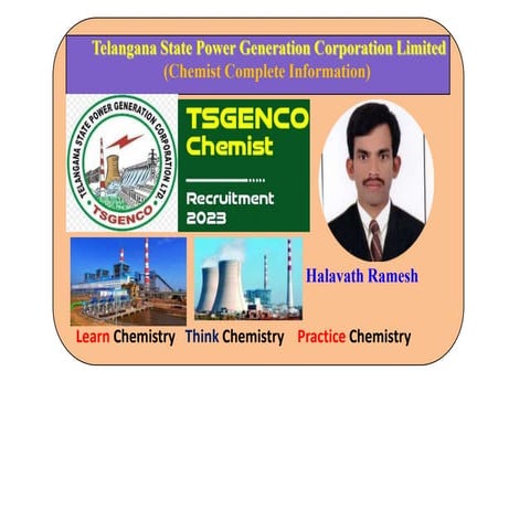TS GENCO Chemist | PPTX