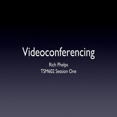 Video Conferencing | PPT