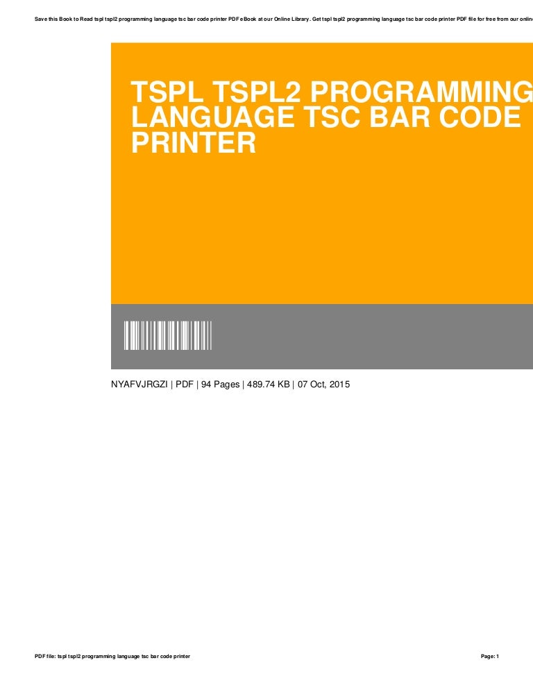Tspl tspl2-programming-language-tsc-bar-code-printer Tspl tspl2-programming-language-tsc-bar-code-printer